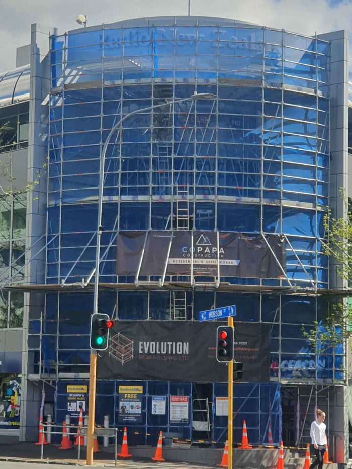 Radio New Zealand Building - Evolution Scaffolding